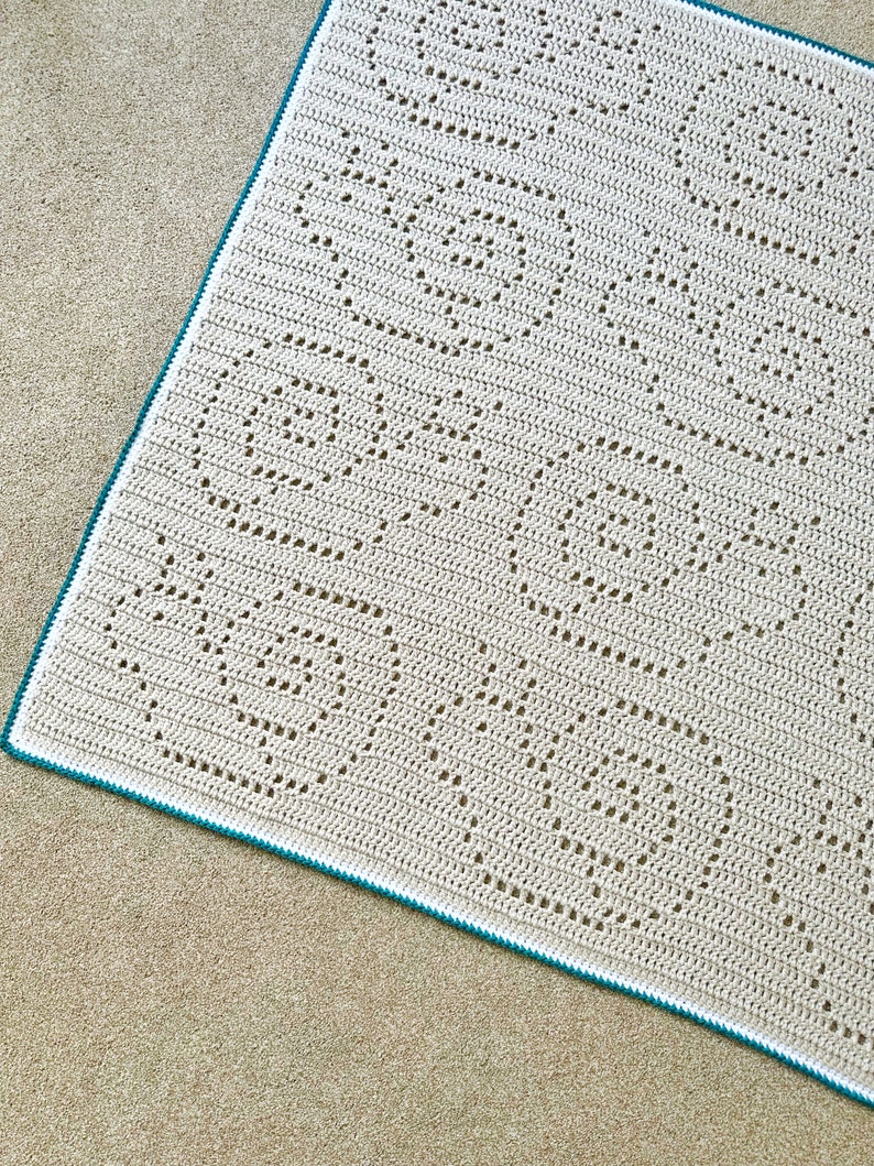 Shelby the Snail Blanket Pattern, Filet Crochet Snail Blanket Pattern ...