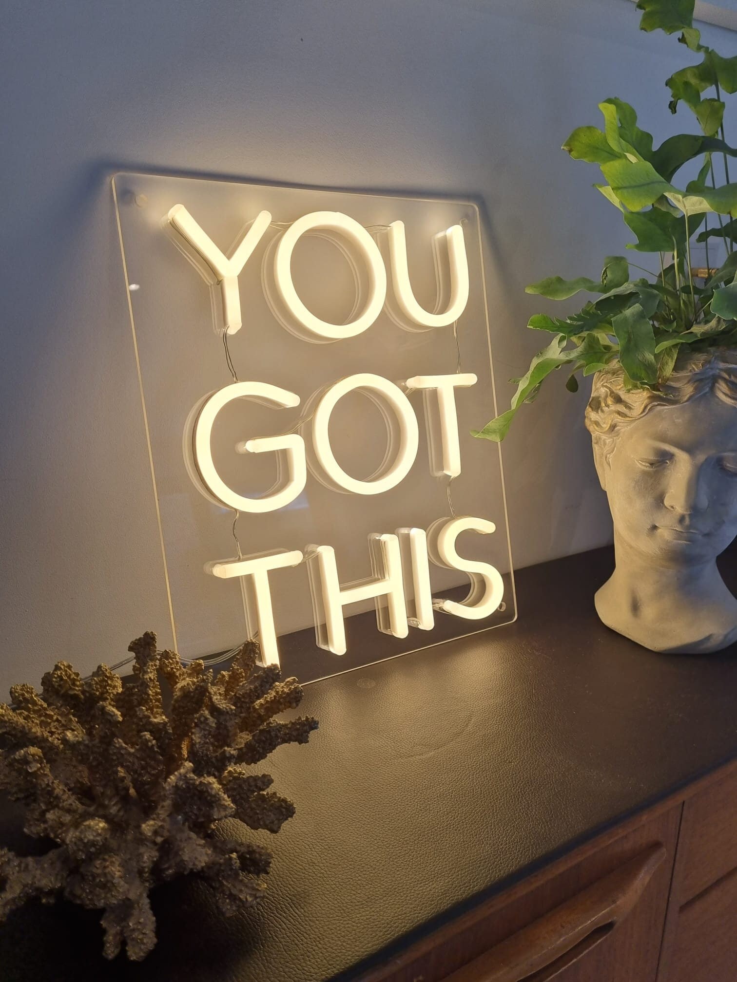 You Got This Neon Sign / Neon Sign / LED Lighting / Neon Wall Art - Etsy