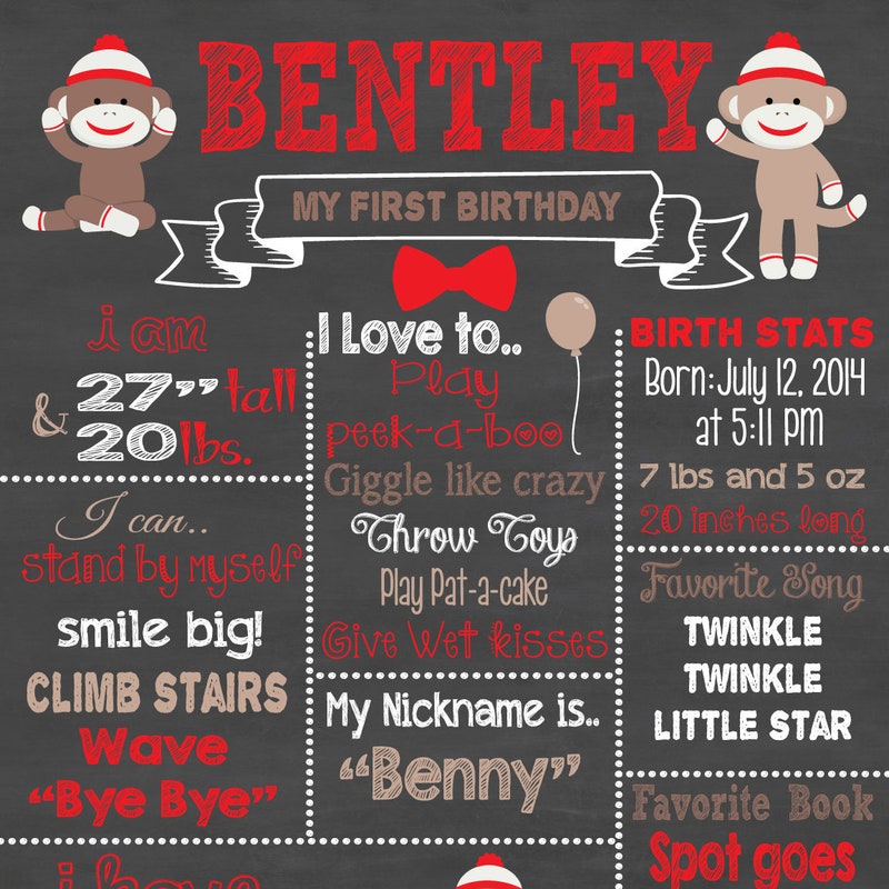 Sock Monkey Theme - Etsy