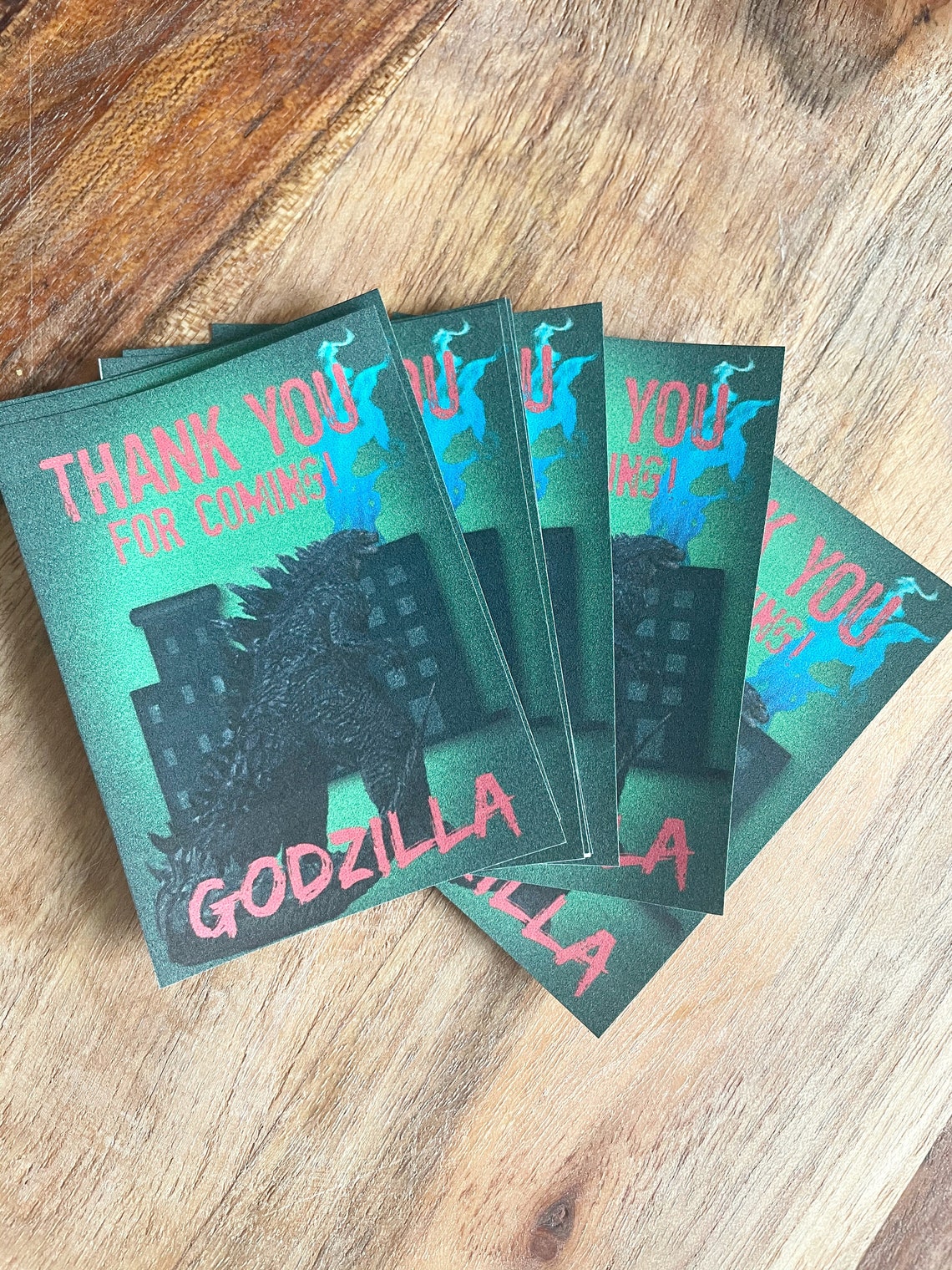 Printable Godzilla Thank You Tags Lollipop Candy Tag DIY | Etsy