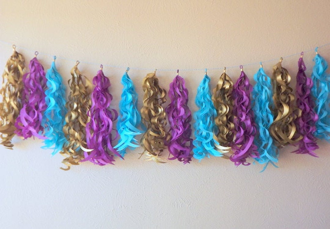 Curly Tassel Garland| Baby Shower Garland|birthday Party Decoration ...