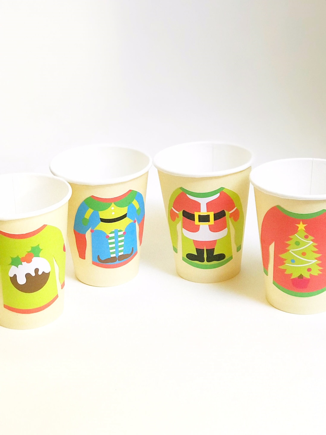 Tazas feas de suéter de Navidad tazas de fiesta de Navidad - Etsy México