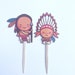 Native American Cupcake Toppers Set Indigenous People - Etsy