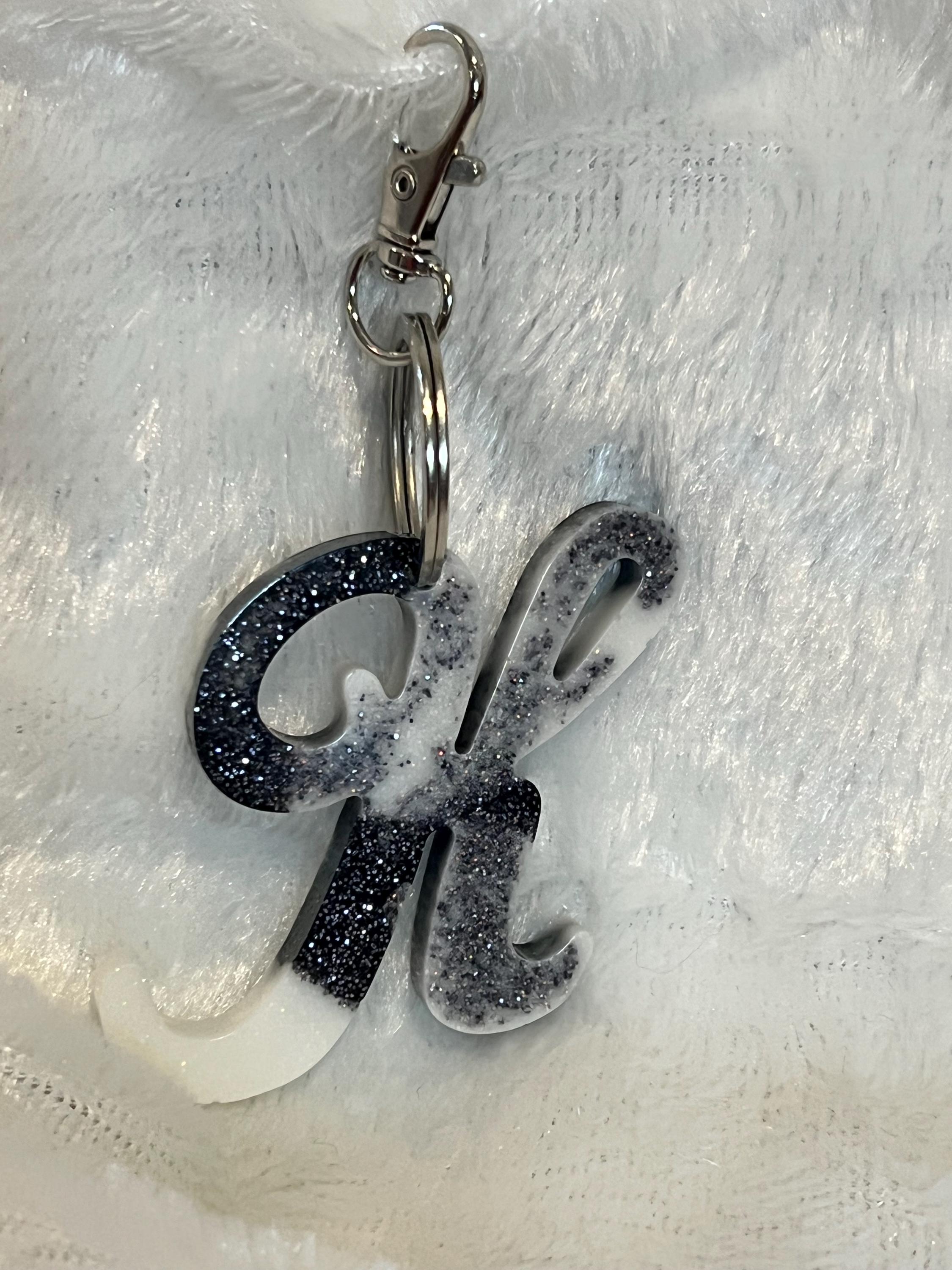 Alphabet Letter Keychains - Etsy