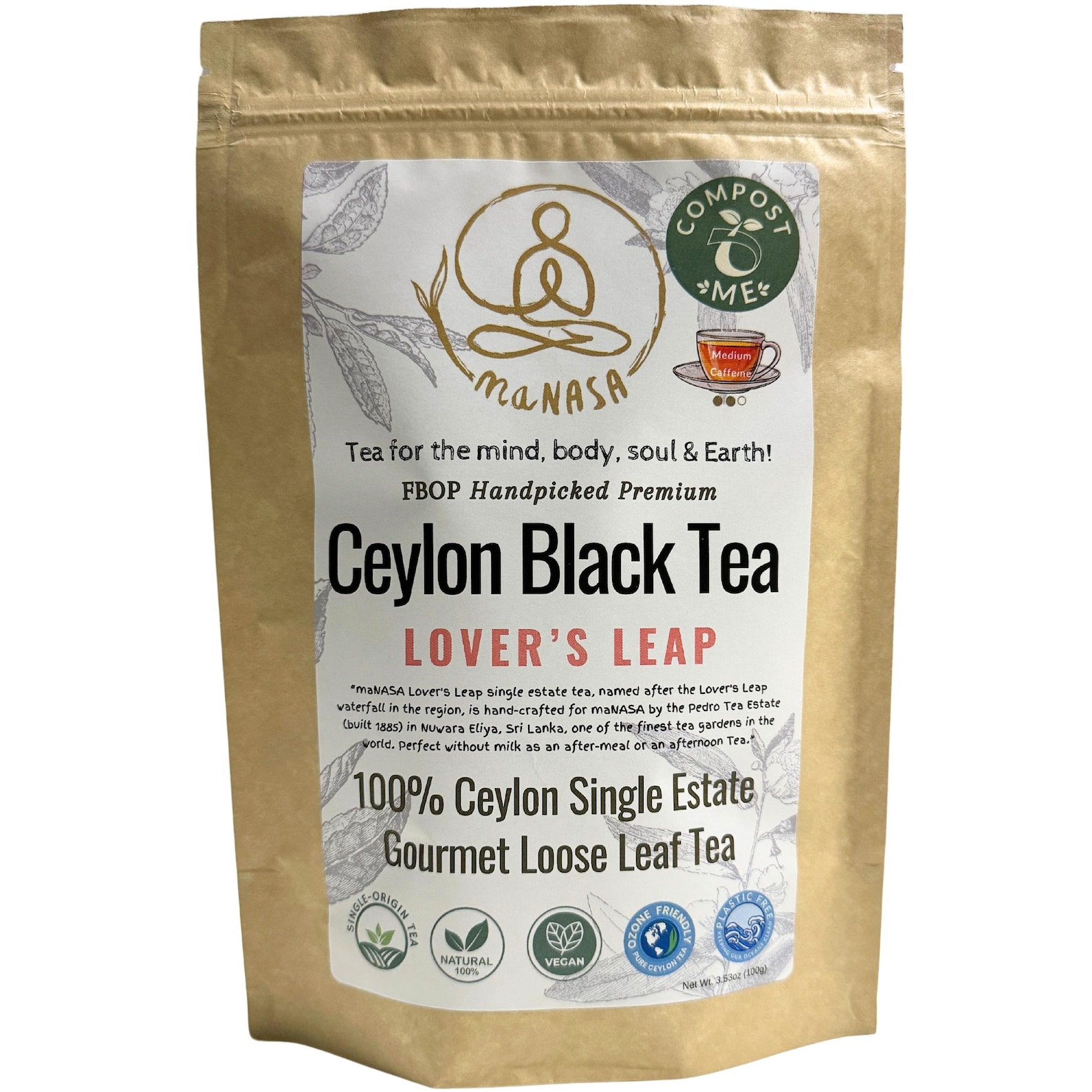 Lover's Leap Ceylon Black Tea | FBOP Loose Leaf - Etsy
