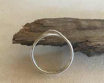 Crossover ring | Etsy