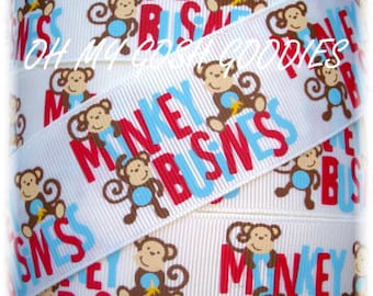 Monkey ribbon | Etsy