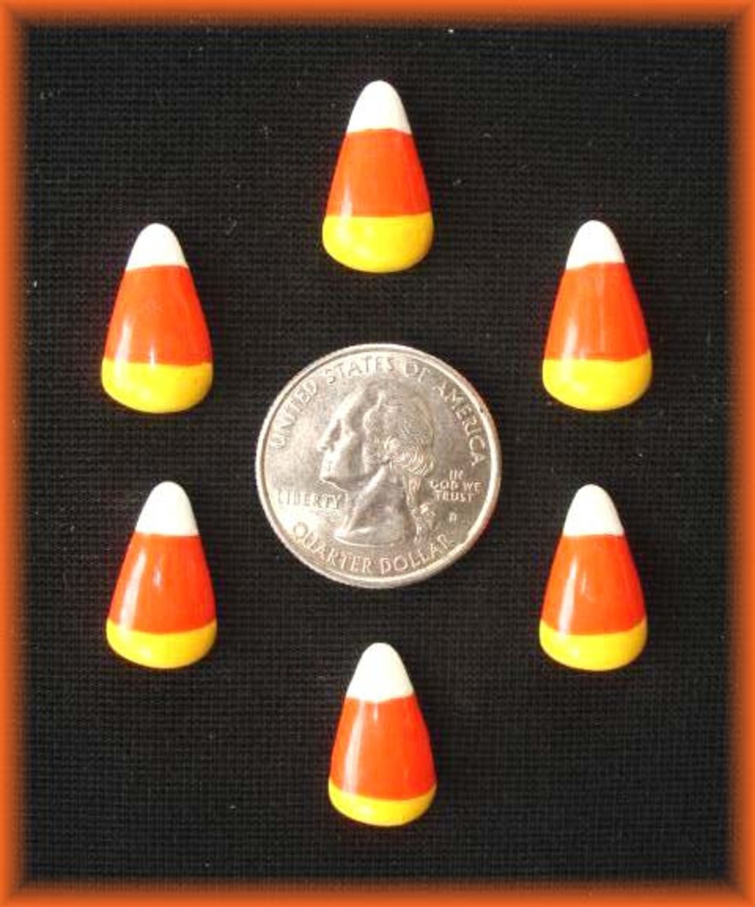 6 Piece or 50 Piece Bulk Lot Sale Set ITTY Bitty CANDY CORN Resins - Oh ...
