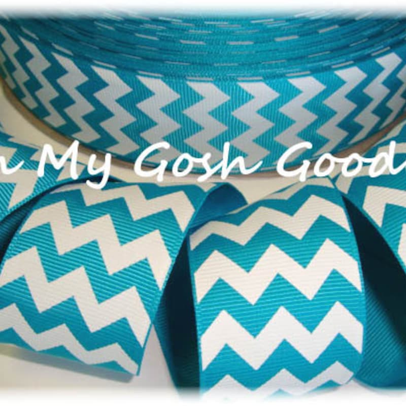 Teal Chevron - Etsy