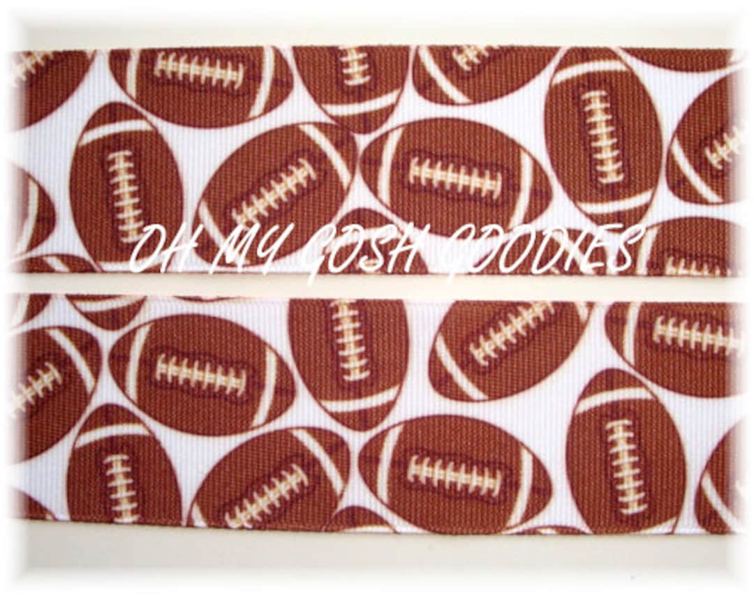 FOOTBALL FEVER CHEER Team Grosgrain Ribbon - 7/8" - 5 Yards - Oh My ...