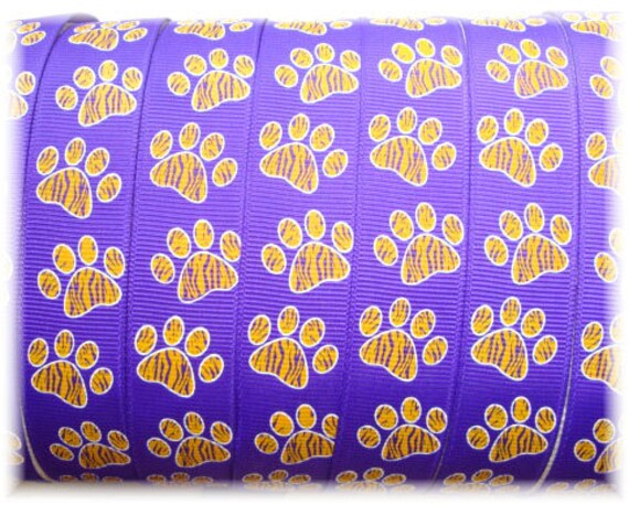 Tiger Stripe Grosgrain Ribbon