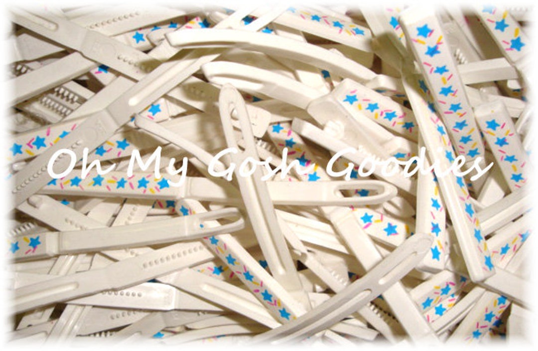 50 Pc GOODY PLASTIC BARRETTES - Oh My Gosh Goodies - Etsy