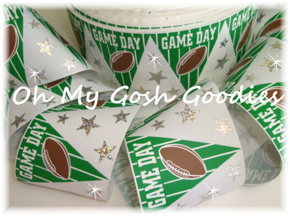 GAME DAY FOOTBALL Flags Football Hologram Tic Toc Cheer | Etsy