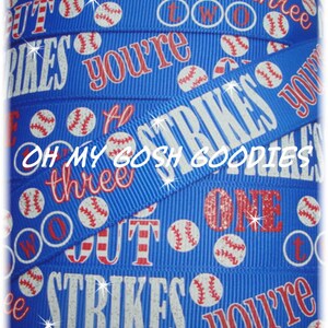 THREE STRIKES You're OUT Glitter Baseball Softball - Etsy