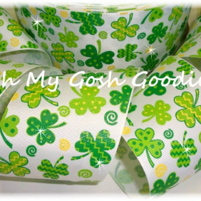 Shamrock Ribbon - Etsy