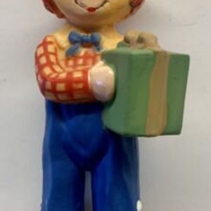 HALLMARK RAGGEDY Ann & RAGGEDY Andy Pair Vintage Ornaments 1975 Rare Oh ...