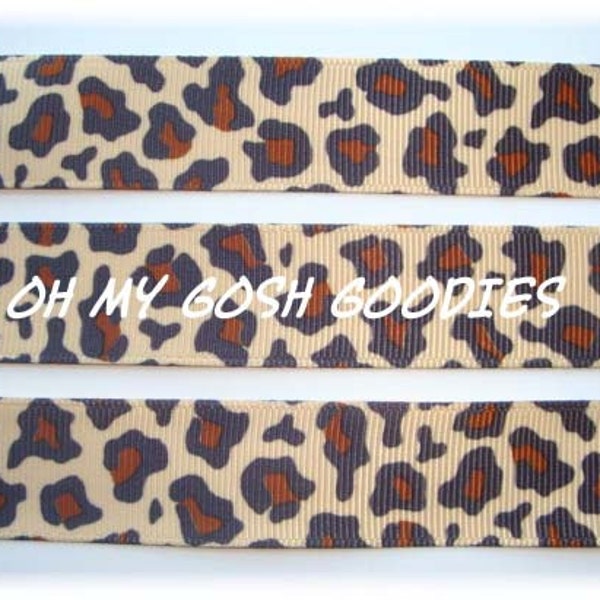 Leopard Ribbon - Etsy
