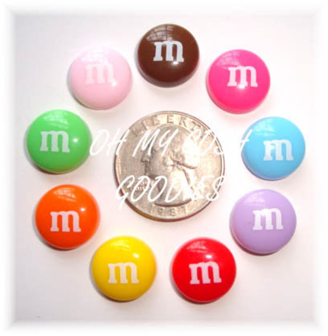 18 Piece or 50 Piece Bulk Lot Sale Set ITTY Bitty M&M CANDY RESINS Oh ...