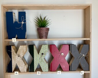 Book Monogram Letters - Etsy