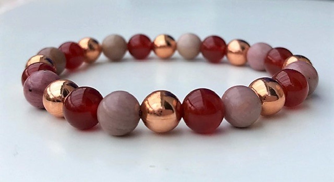 Arthritis & Rheumatism Relief Crystal Copper Healing Gemstone Bracelet ...