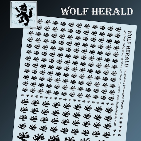 Space Wolves Transfer Sheet - Etsy