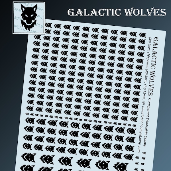 Space Wolves Transfers Decals - Etsy