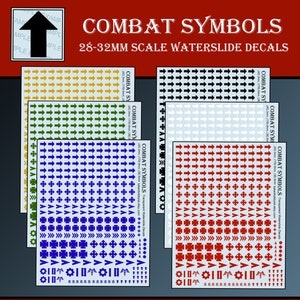 Waterslide Decals and Transfers for Tabletop Miniatures / Roleplaying ...