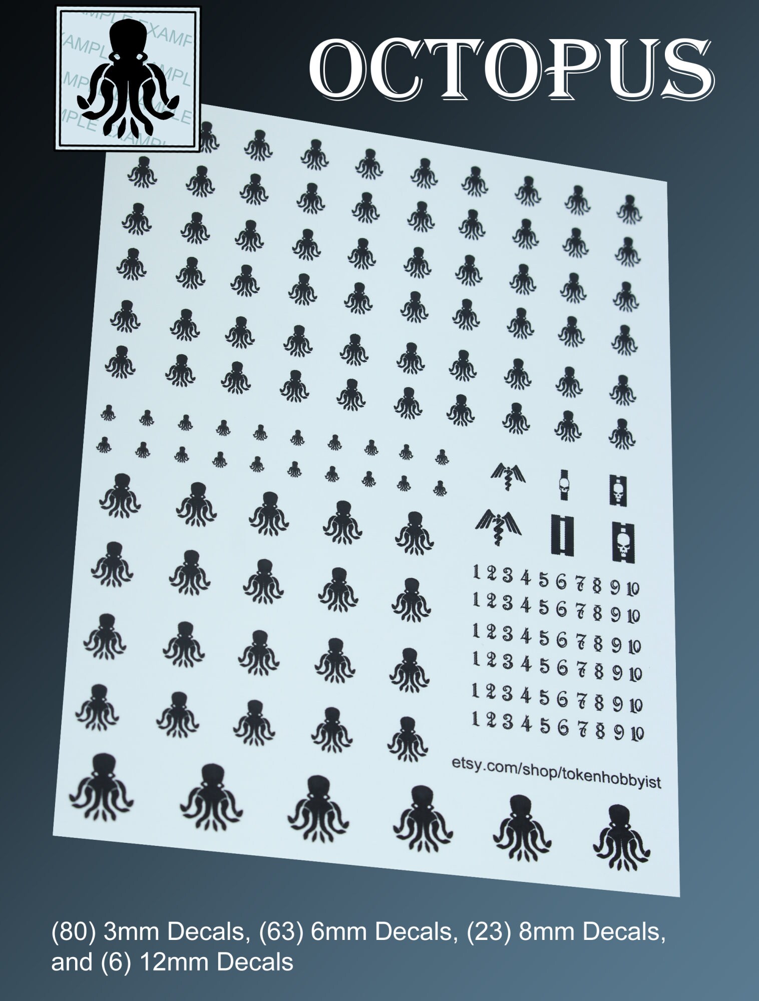 Waterslide Decals and Transfers for Tabletop Miniatures / Roleplaying ...