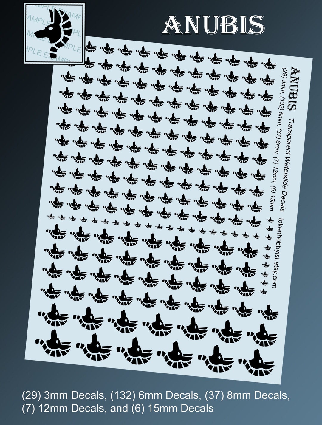 Waterslide Decals and Transfers for Tabletop Miniatures / Roleplaying ...