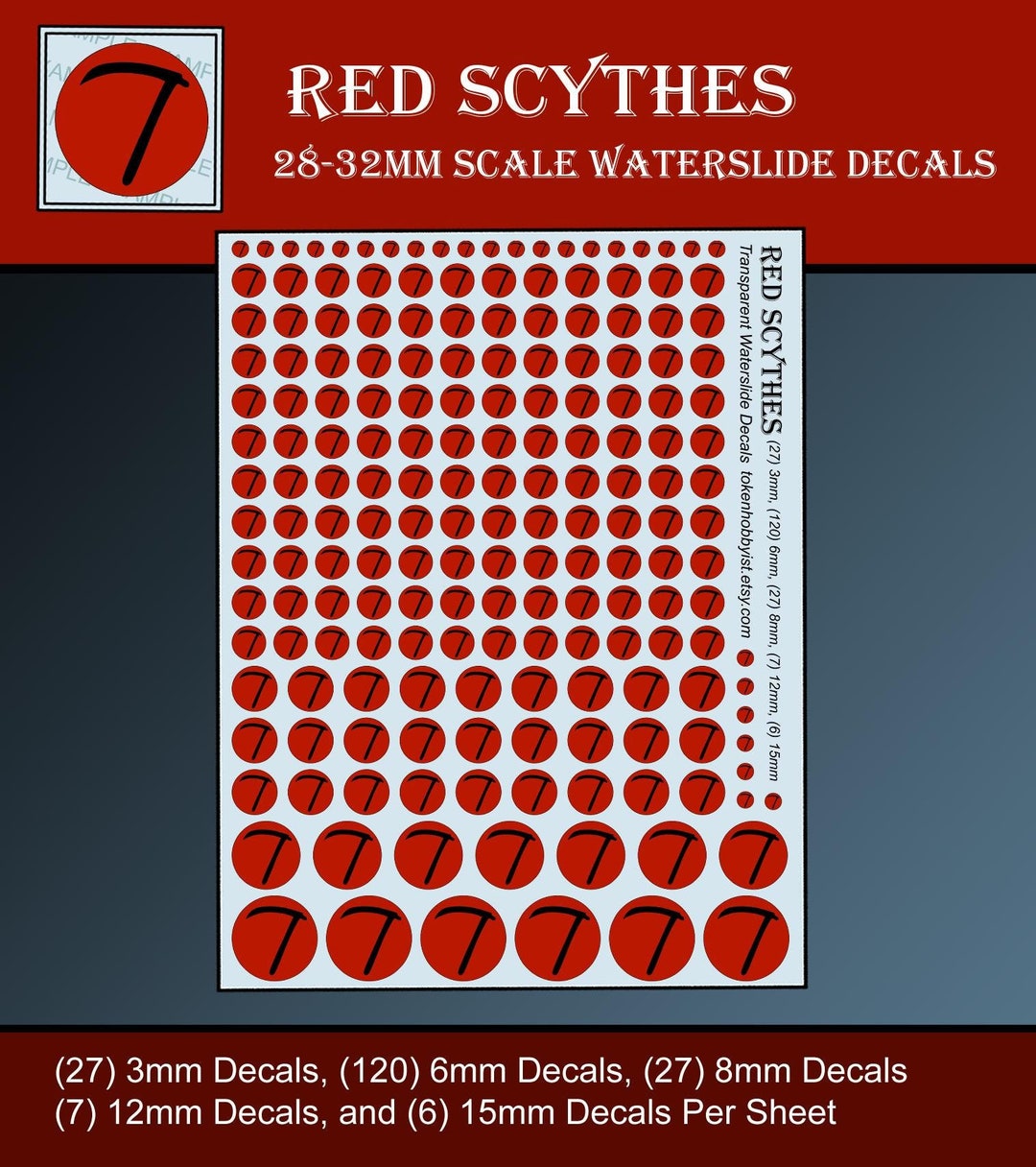 Waterslide Decals and Transfers for Tabletop Miniatures / Roleplaying ...
