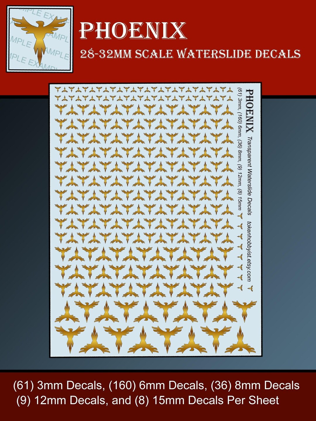 Waterslide Decals and Transfers for Tabletop Miniatures / Roleplaying ...