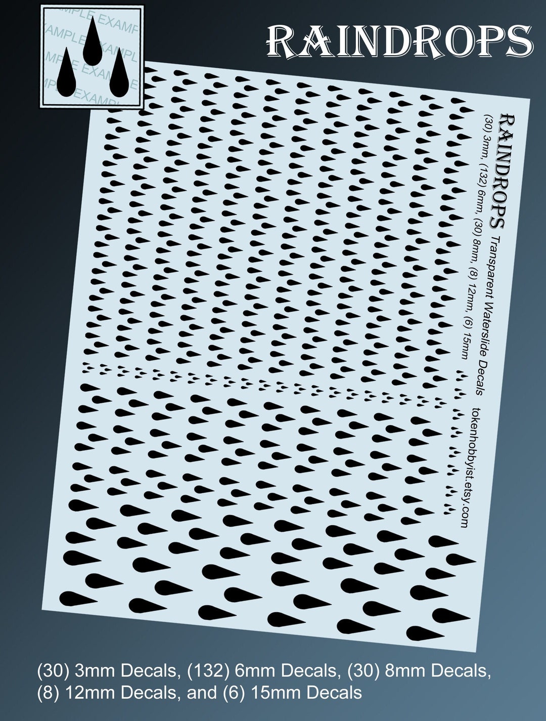 Waterslide Decals and Transfers for Tabletop Miniatures / Roleplaying ...