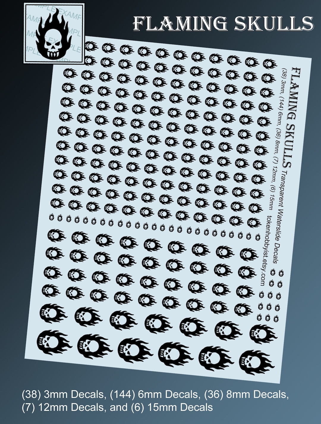 Waterslide Decals and Transfers for Tabletop Miniatures / Roleplaying ...