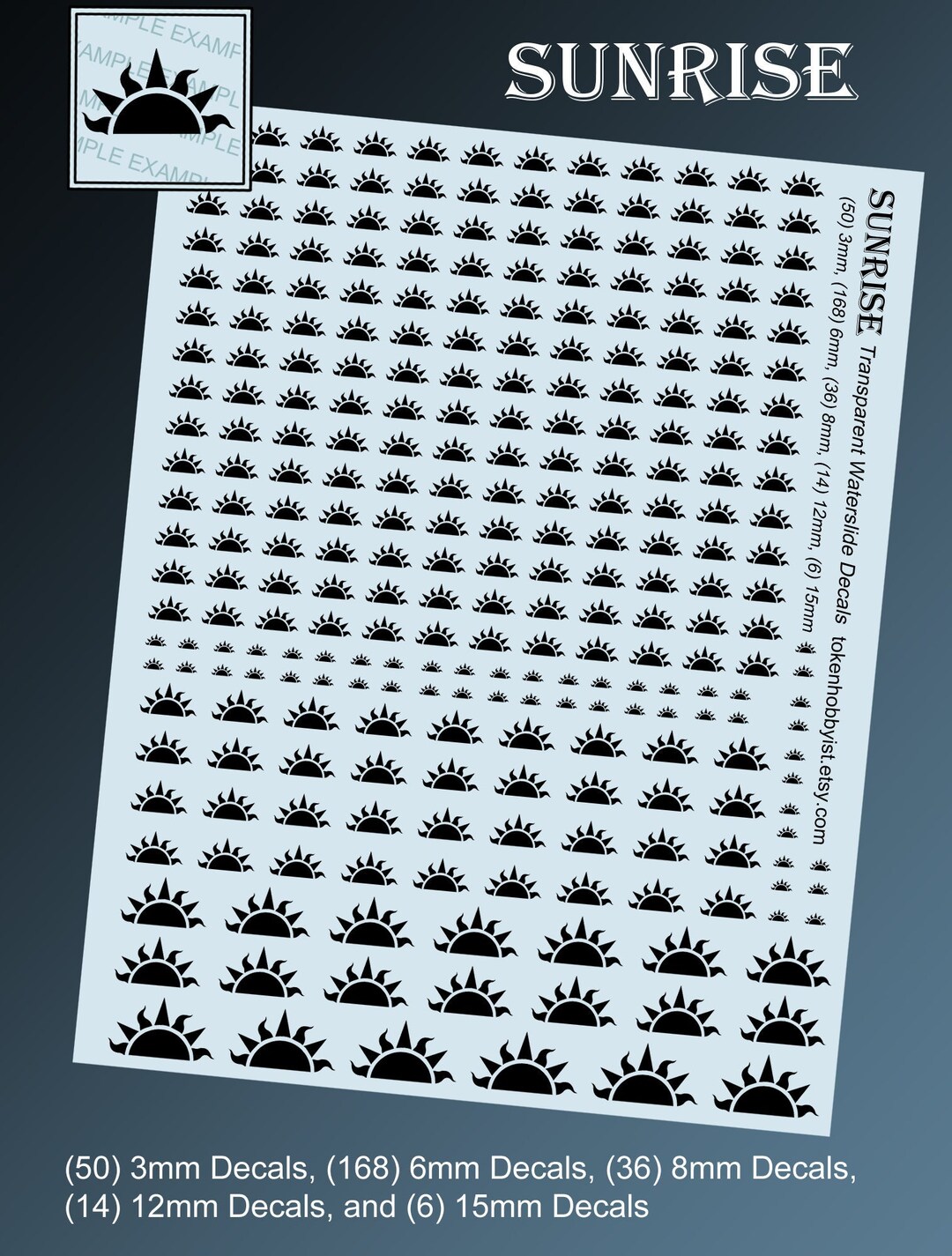 Waterslide Decals and Transfers for Tabletop Miniatures / Roleplaying ...