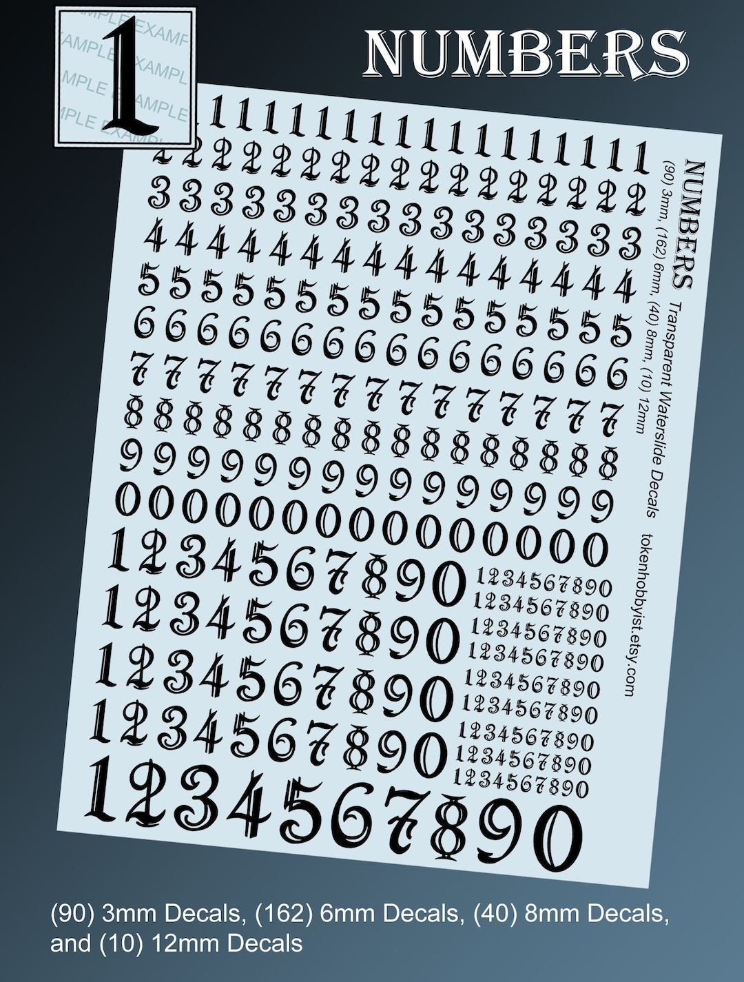 Waterslide Decals and Transfers for Tabletop Miniatures / Roleplaying ...