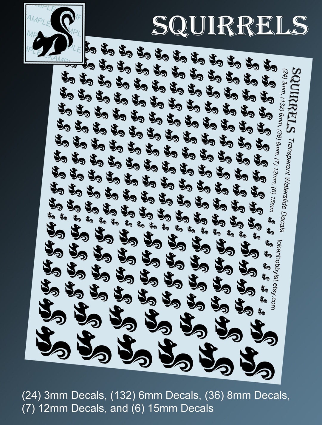 Waterslide Decals and Transfers for Tabletop Miniatures / Roleplaying / Gaming / Wargames ...