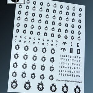 Waterslide Decals and Transfers for Tabletop Miniatures / Roleplaying ...