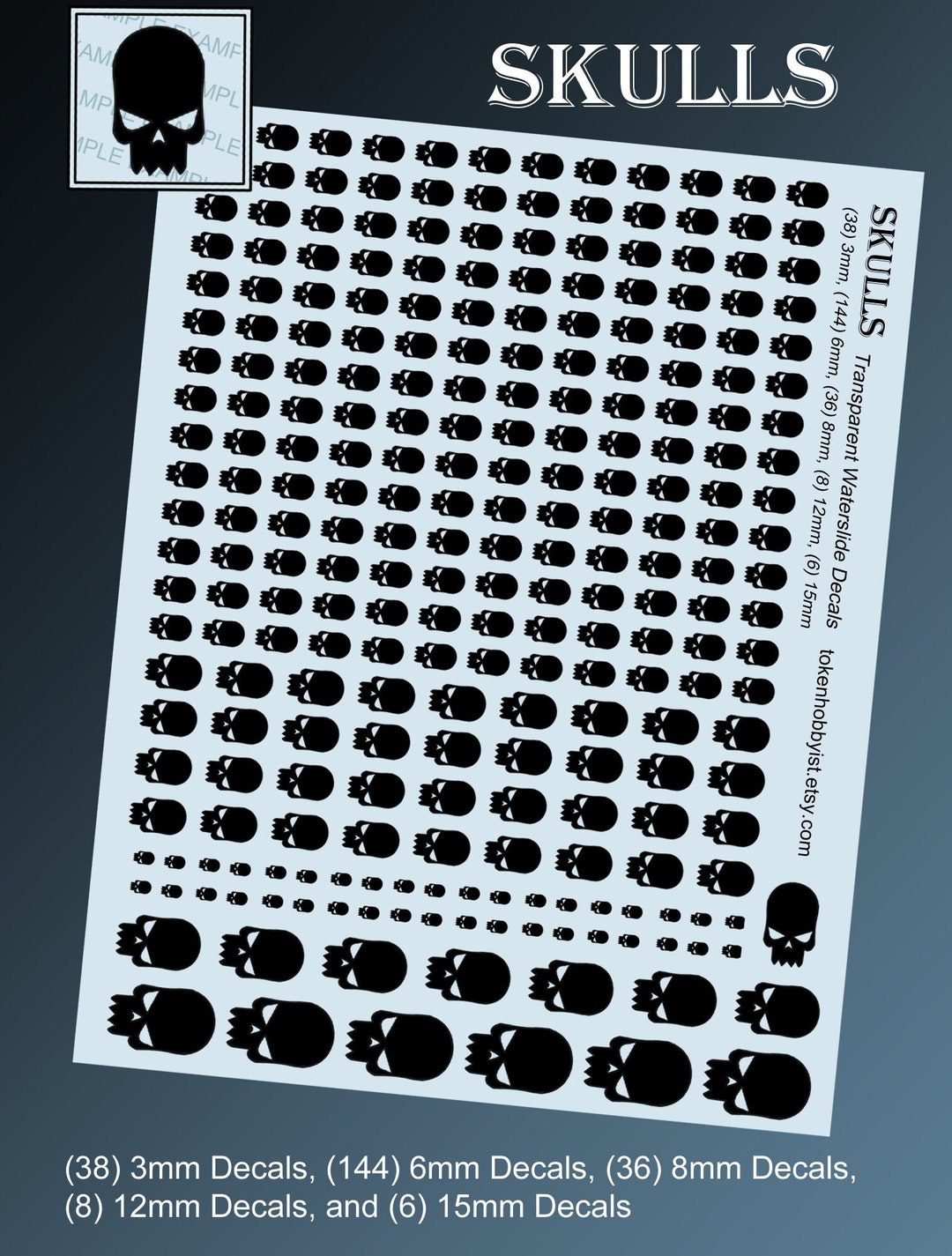 Waterslide Decals and Transfers for Tabletop Miniatures / Roleplaying ...