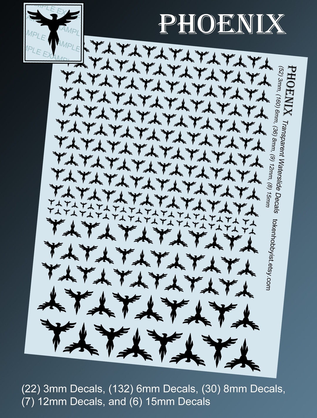 Waterslide Decals and Transfers for Tabletop Miniatures / Roleplaying ...