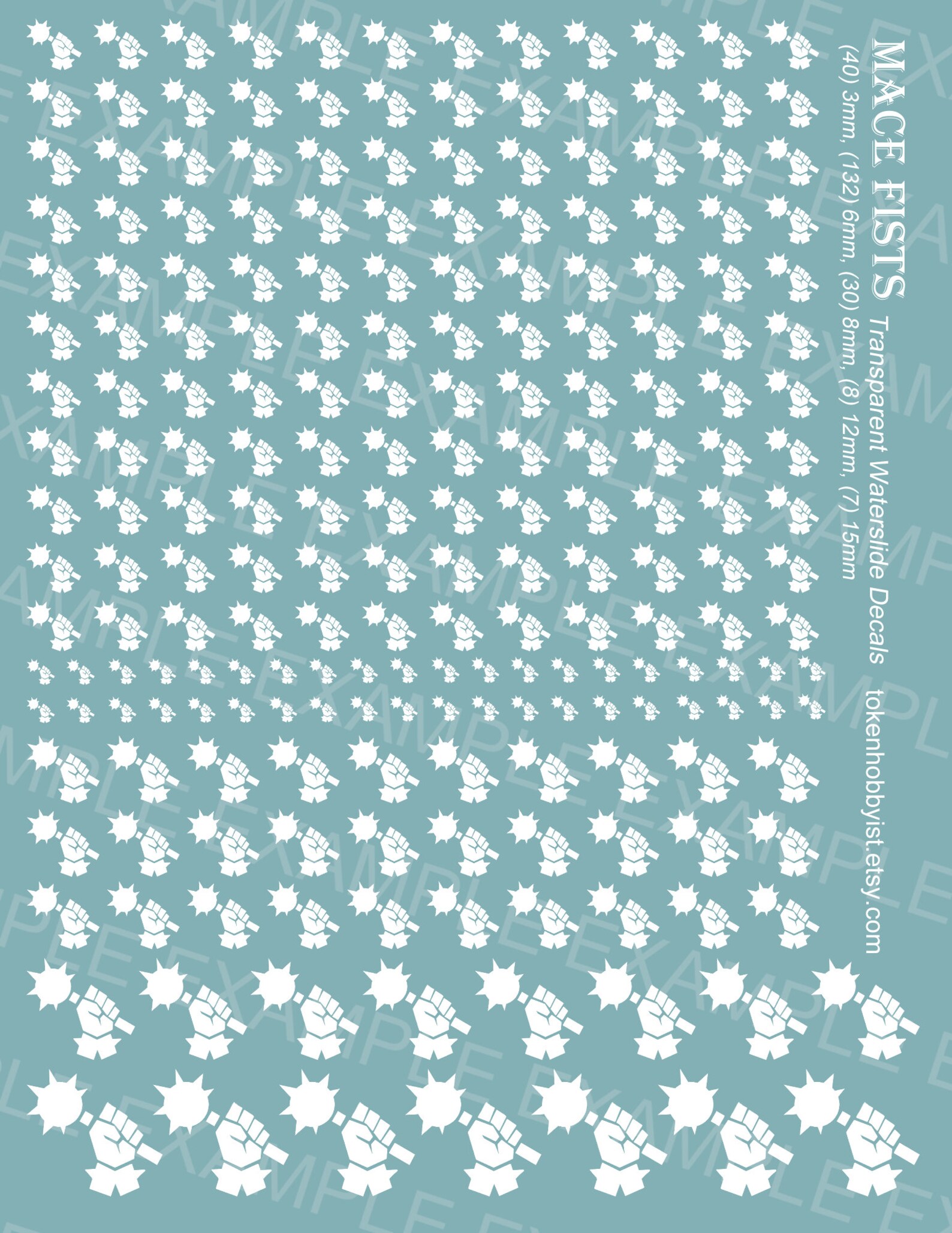 Waterslide Decals and Transfers for Tabletop Miniatures / Roleplaying ...