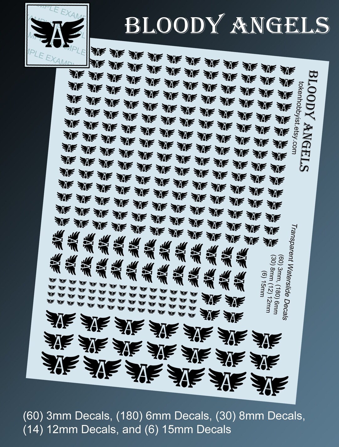 Waterslide Decals and Transfers for Tabletop Miniatures / Roleplaying ...