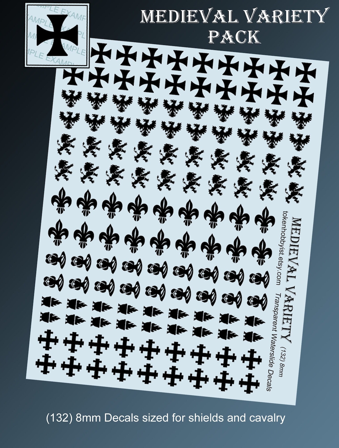 Waterslide Decals and Transfers for Tabletop Miniatures / Roleplaying ...