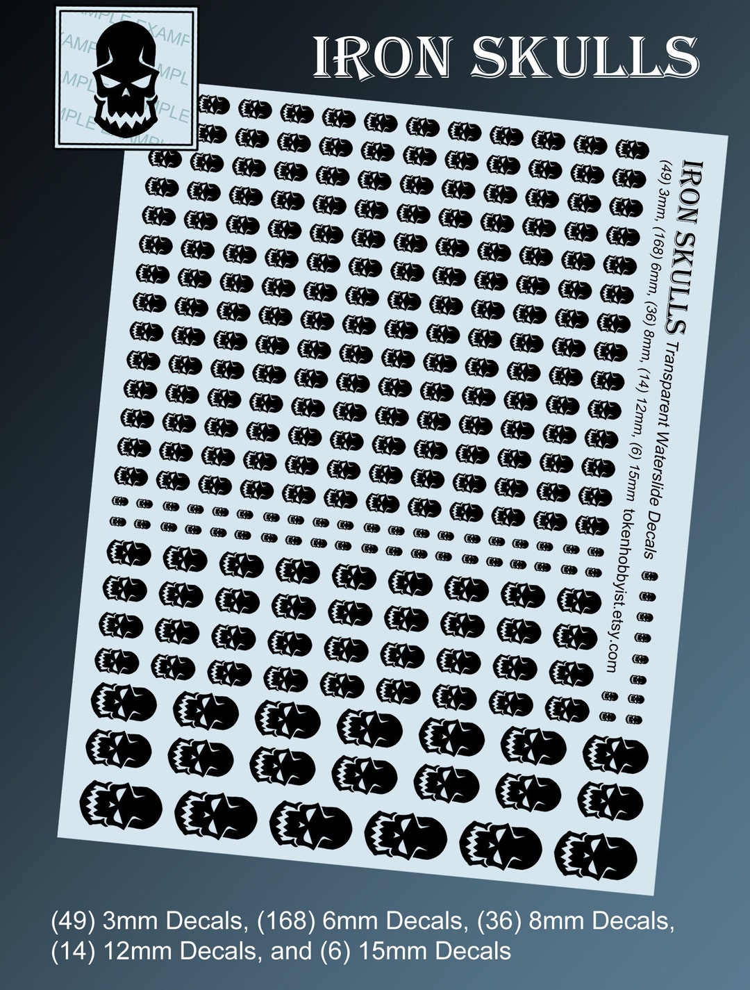 Waterslide Decals and Transfers for Tabletop Miniatures / Roleplaying ...