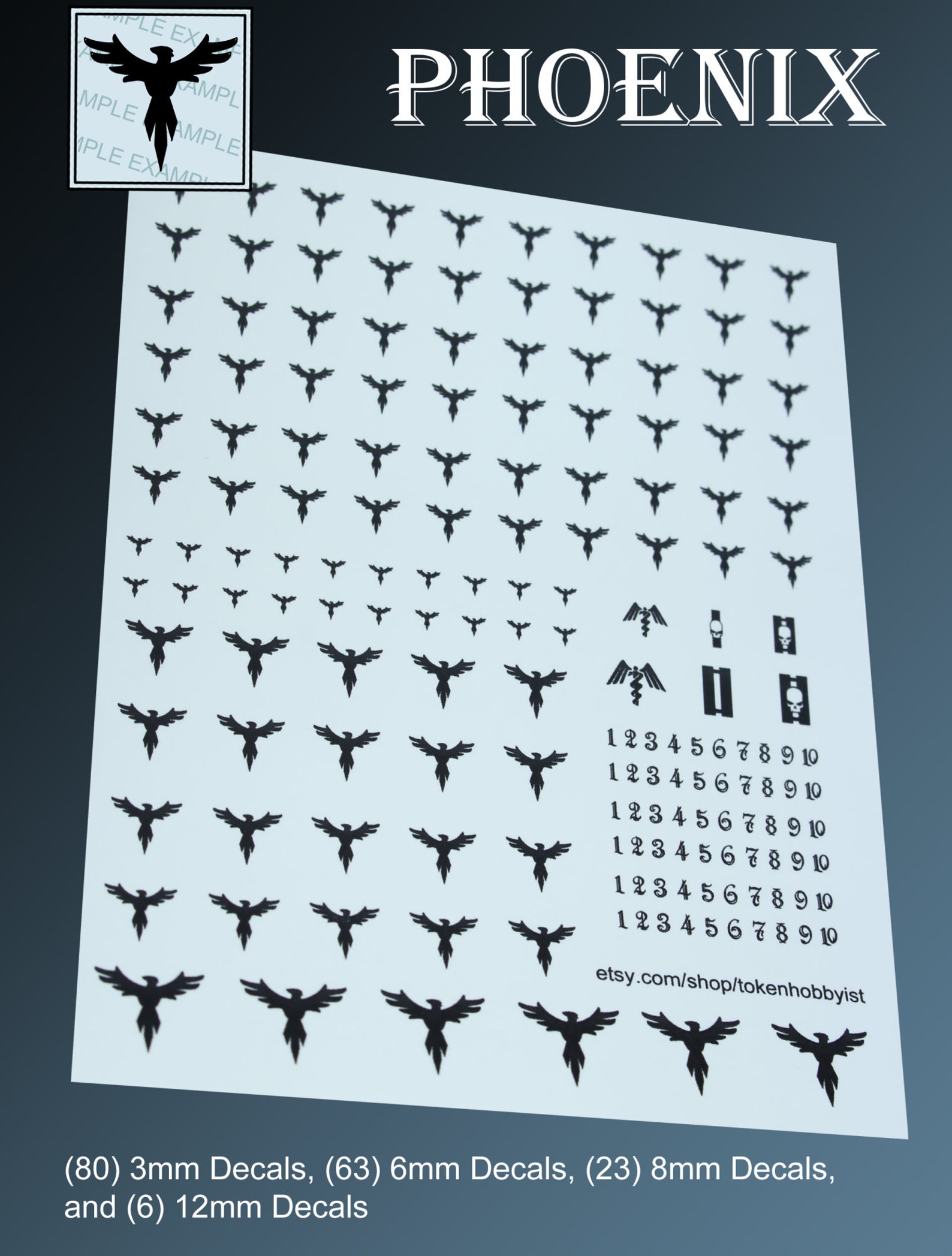 Waterslide Decals and Transfers for Tabletop Miniatures / Roleplaying ...