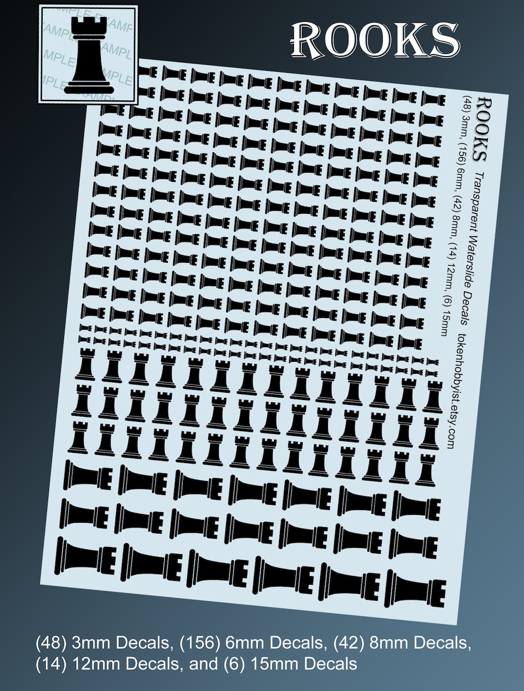 Waterslide Decals and Transfers for Tabletop Miniatures / Roleplaying ...