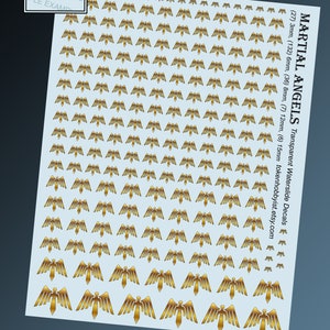 Waterslide Decals and Transfers for Tabletop Miniatures / Roleplaying ...