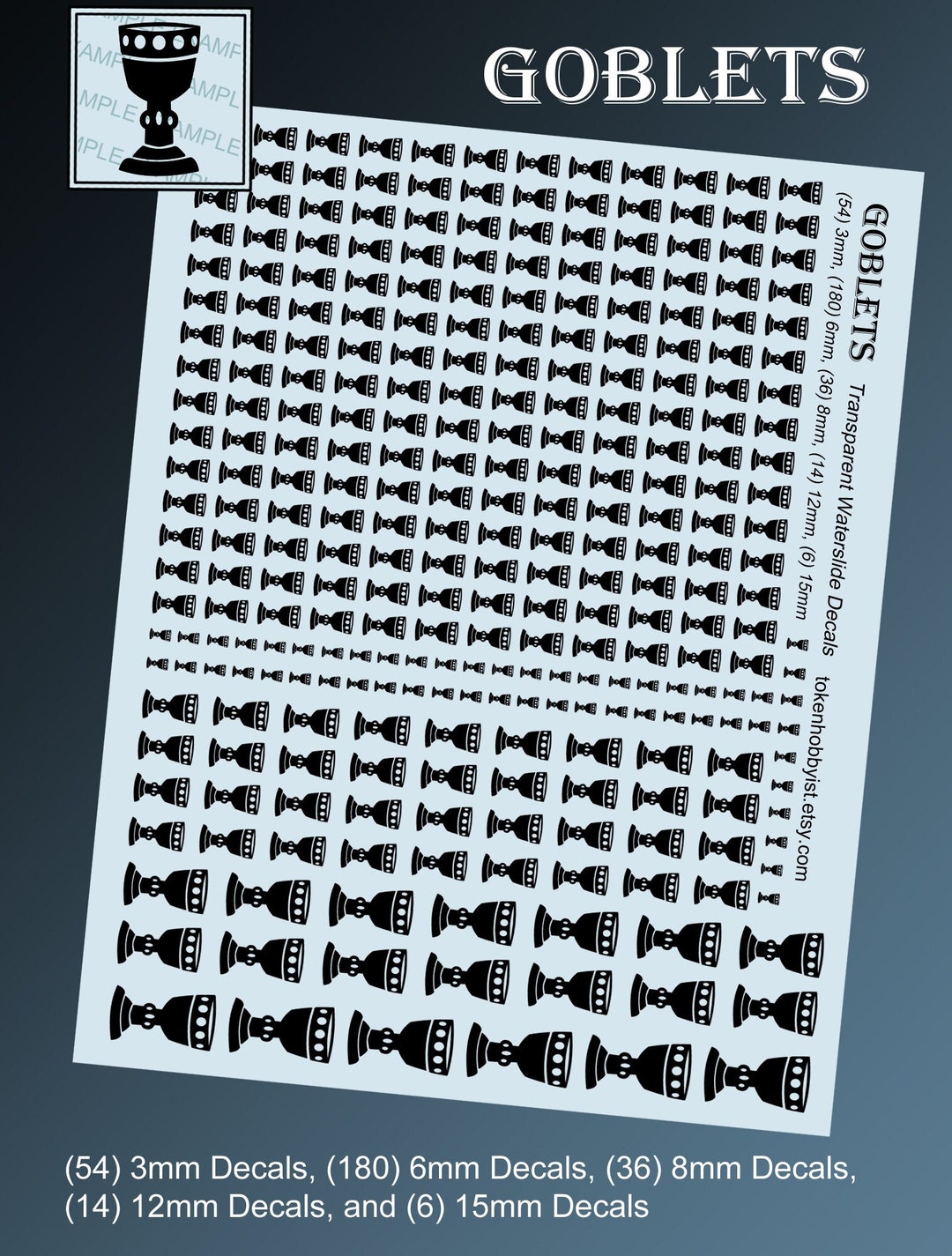 Waterslide Decals and Transfers for Tabletop Miniatures / Roleplaying ...