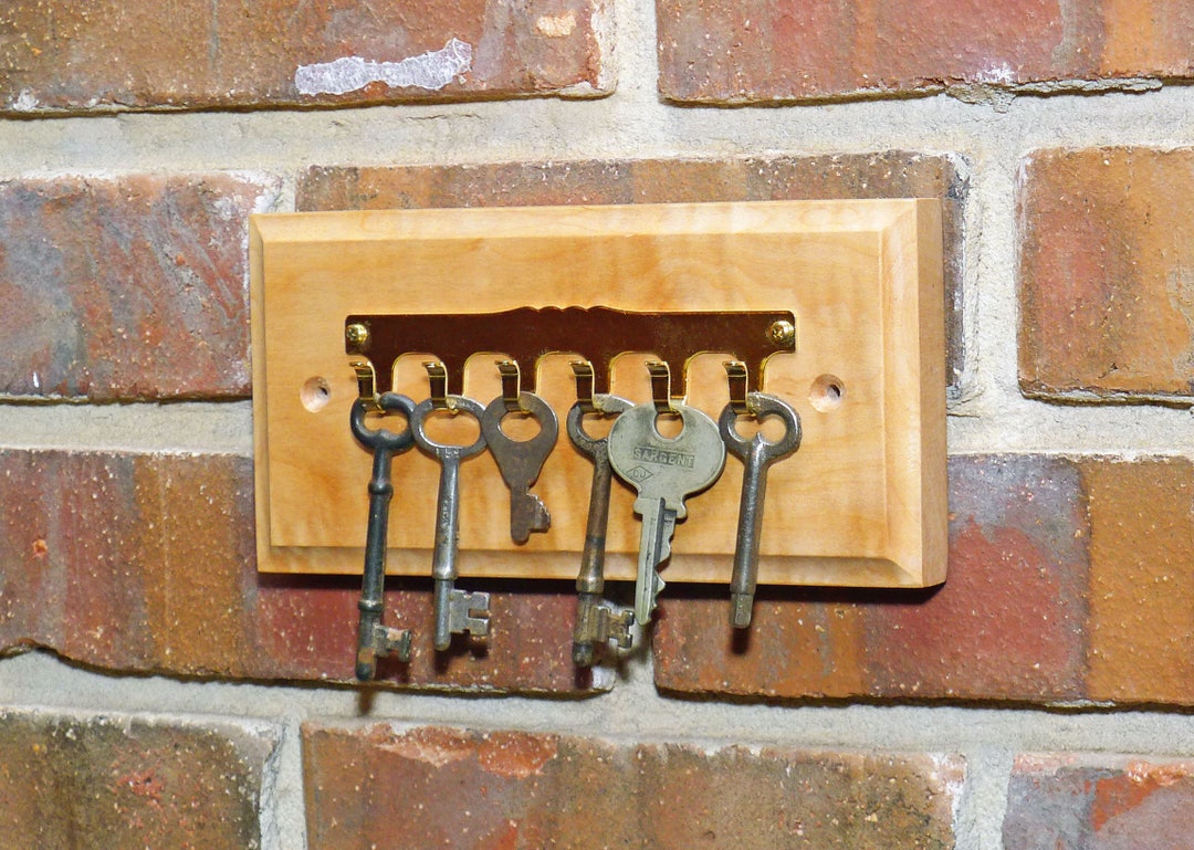 Key Holder Wood Rack Jewelry Holder Handcrafted Woodworking Solid Maple ...