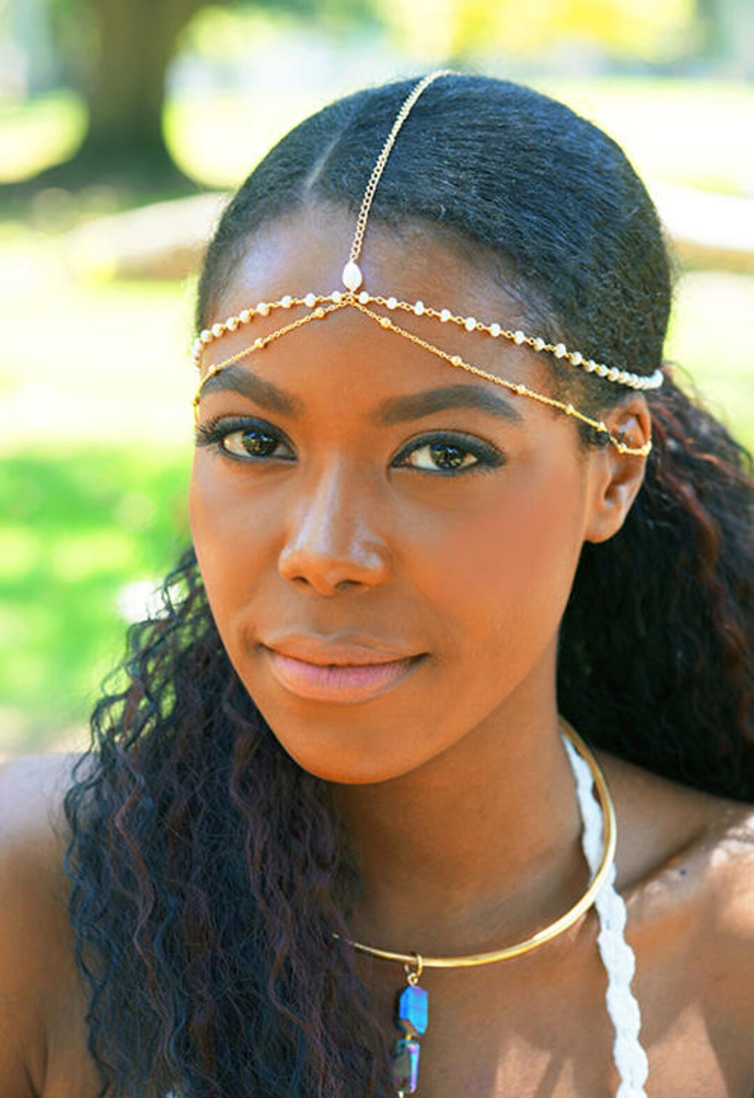 The Victoria Goddess Head Chain - Etsy