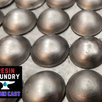 Decor Resin Rivets - MEDIUM - Steel Effect - 1 DOZEN - Etsy